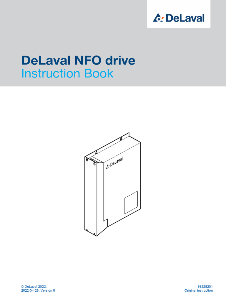 Delaval Nfo Drive: Instruction Book | PDF