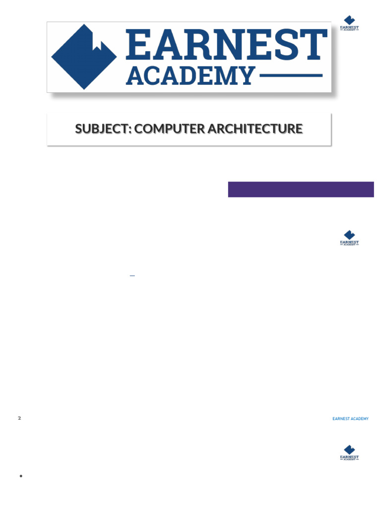 Computer Architecture | PDF | Random Access Memory | Dynamic Random Access Memory