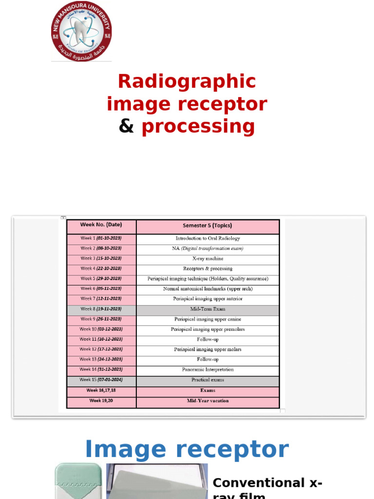 Section II _ Image Receptor and Processing | PDF