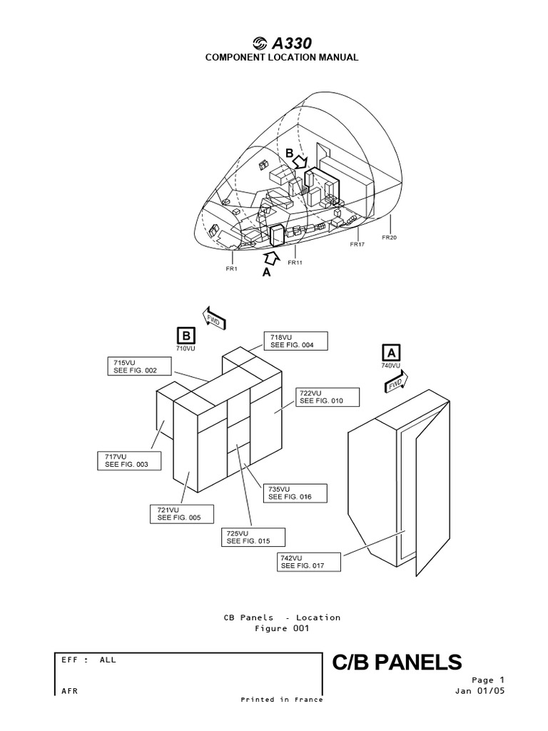 A330 Circuit Breaker Panel Locations | PDF | Electronic Engineering ...