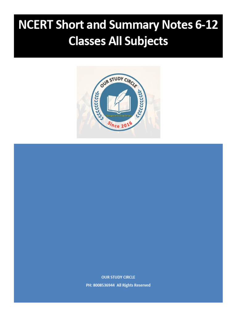 Summary Notes Links-1 | PDF