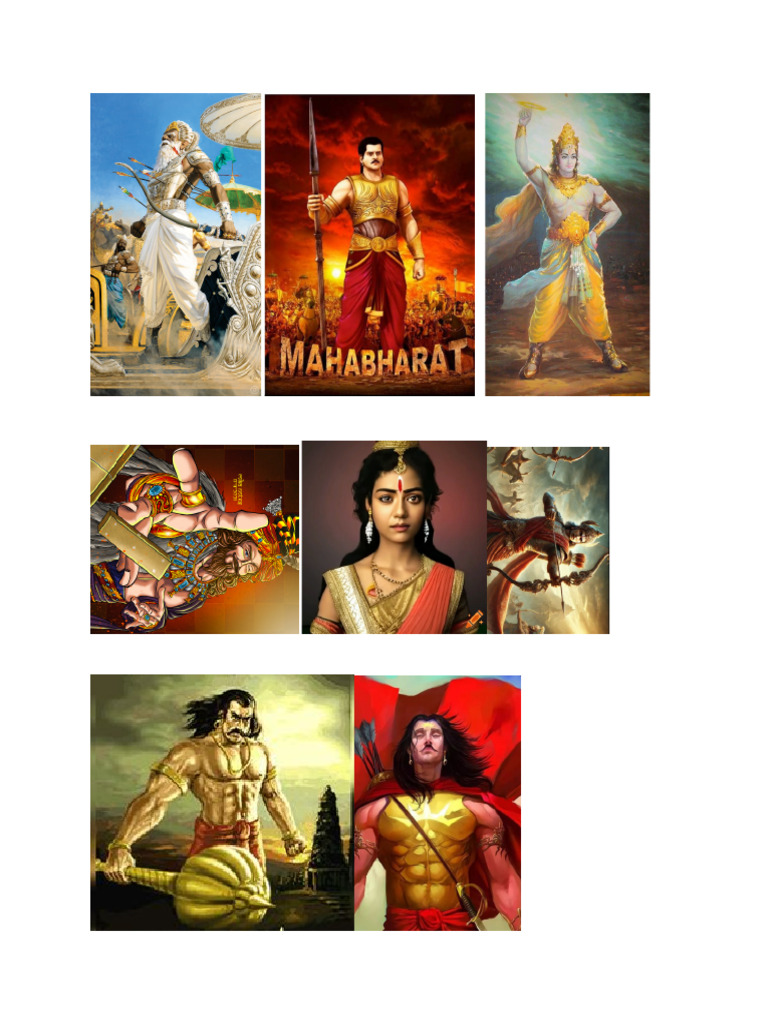 Mahabharat Character photoes | PDF