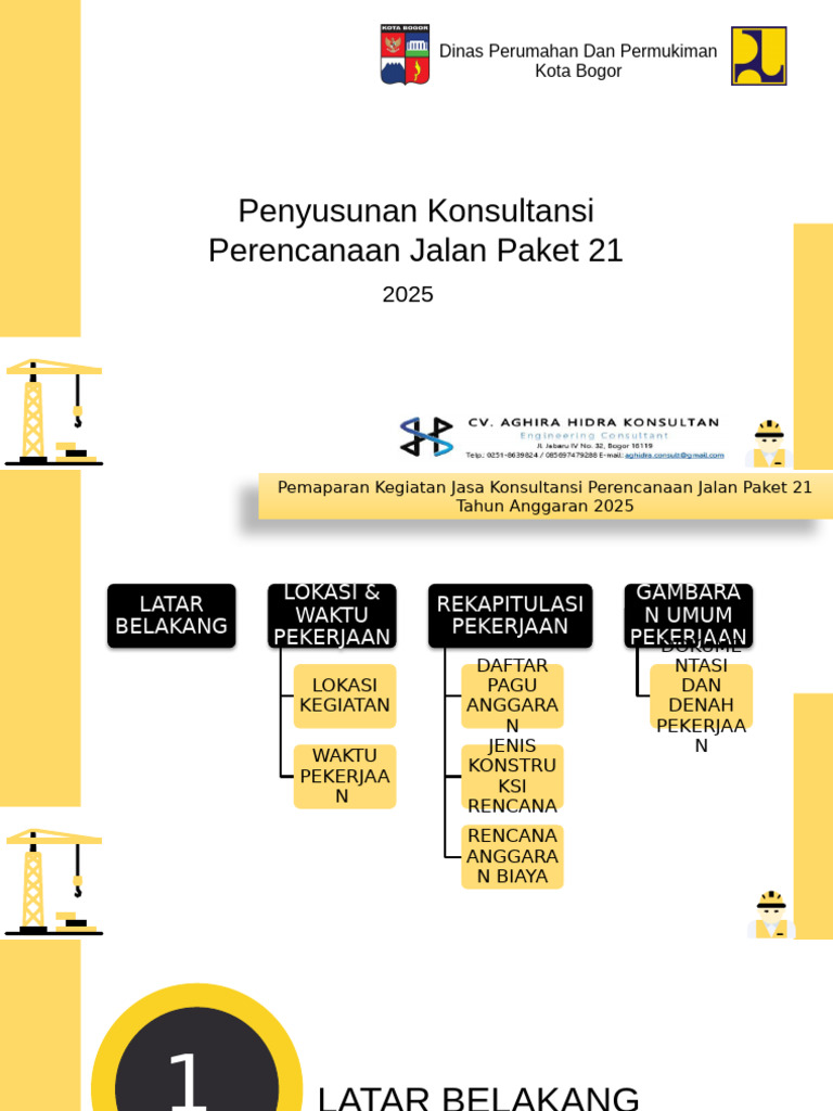 Konsultansi Perencanaan Jalan Paket 21 Fix | PDF