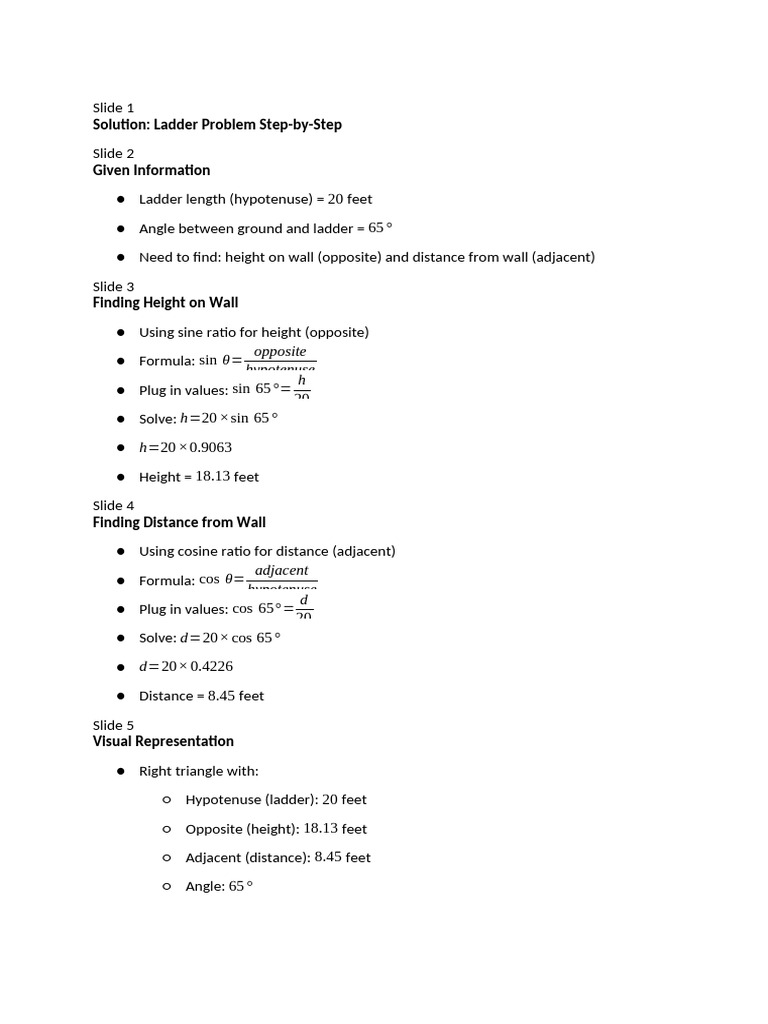 9th Grade Trigonometric Ratios Presentation | PDF