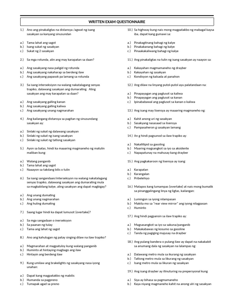 Lto Reviewer | PDF