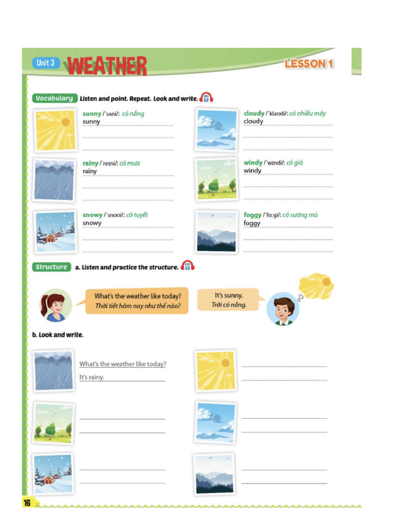 unit 3. The weather | PDF