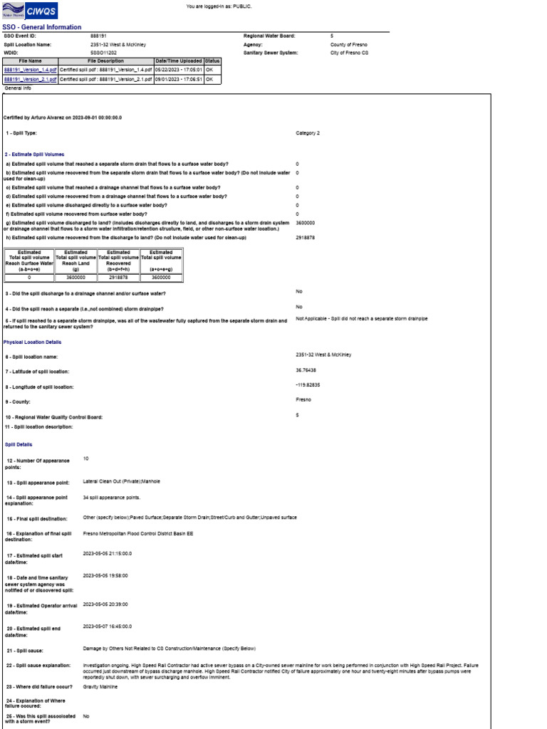 California Integrated Water Quality System | PDF | Storm Drain | Sanitary Sewer