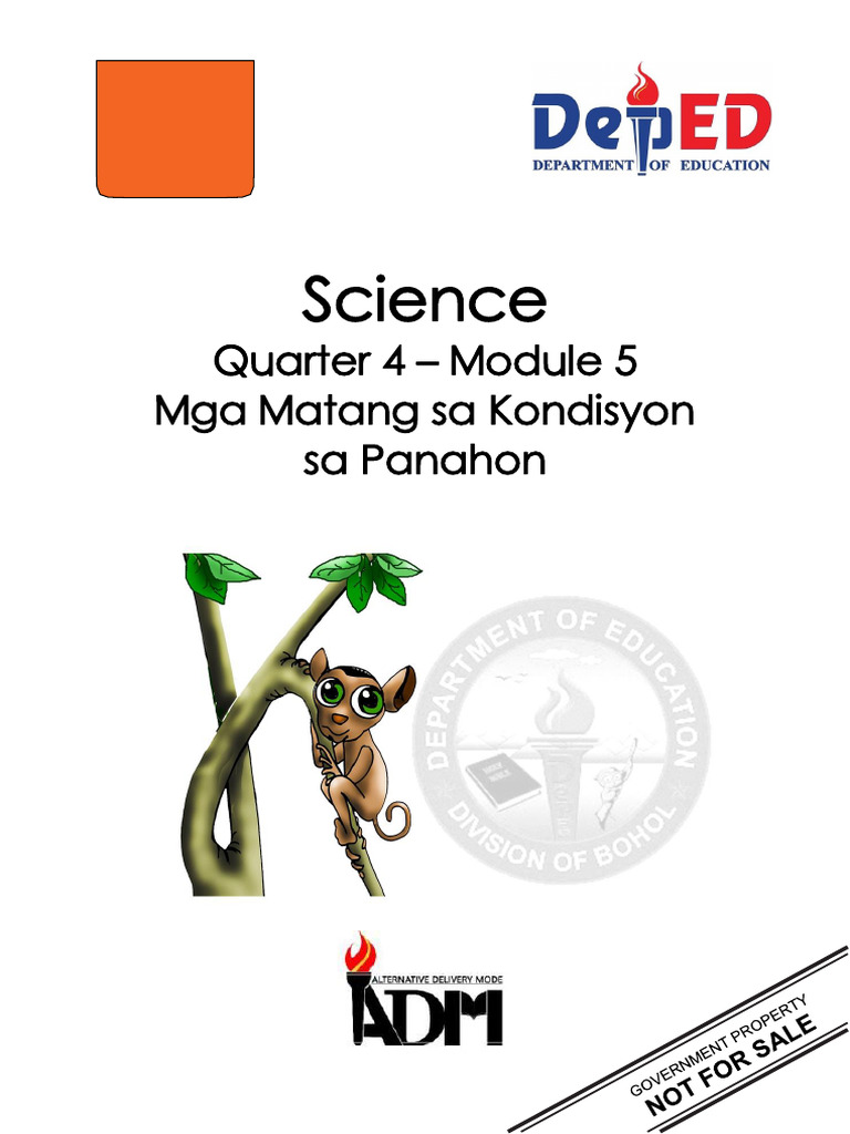 Sci3_ELem_MODULE5_Q4 | PDF
