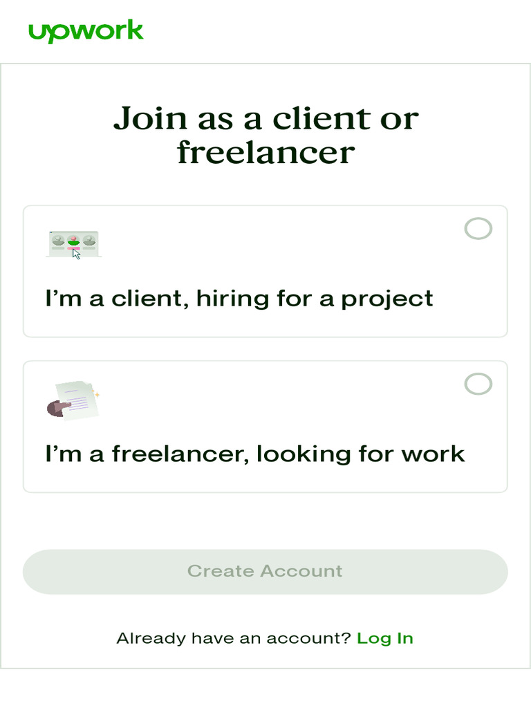 Create An Account - Upwork | PDF