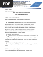 Activity Sheets - Routine and Non Routine Problems (With Reference ...