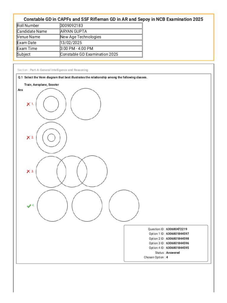 Constable GD in Capfs and SSF Ri Eman GD in Ar and Sepoy in NCB ...