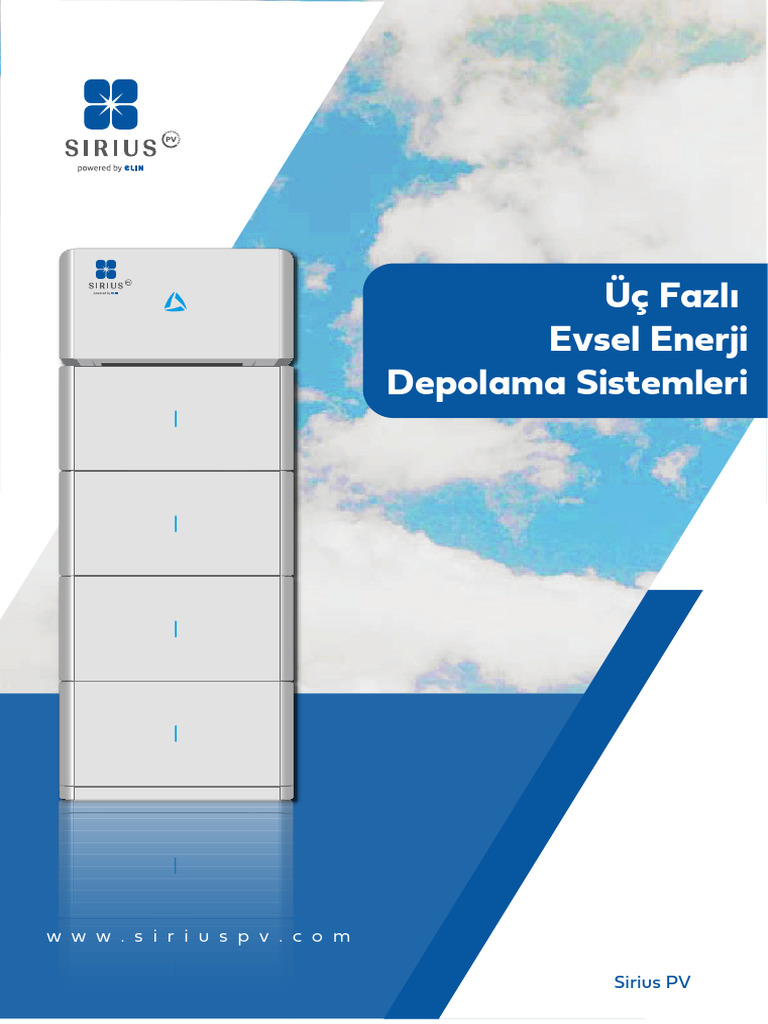 SiriuStorage 5K3-12K3 Serisi İnverter Datasheet TR | PDF