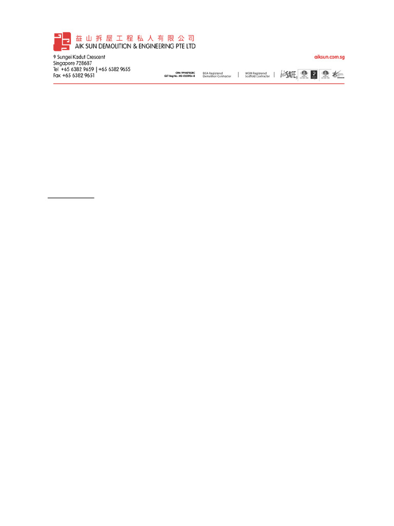 Tankage Demolition (Coned Roof) | PDF | Demolition | Tanks