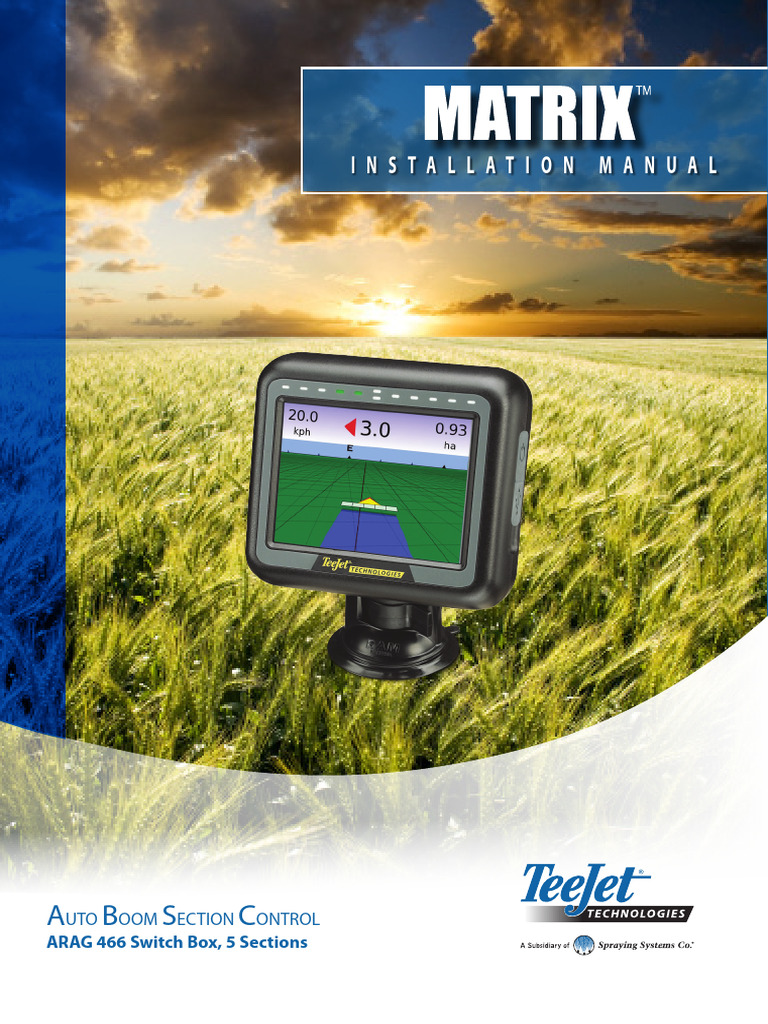 020-050-Uk Matrix r1 Installation Manual Arag 466 | PDF | Electrical ...