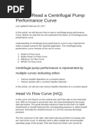 Centrifugal Compressor Curve | PDF | Chemical Equipment | Turbomachinery