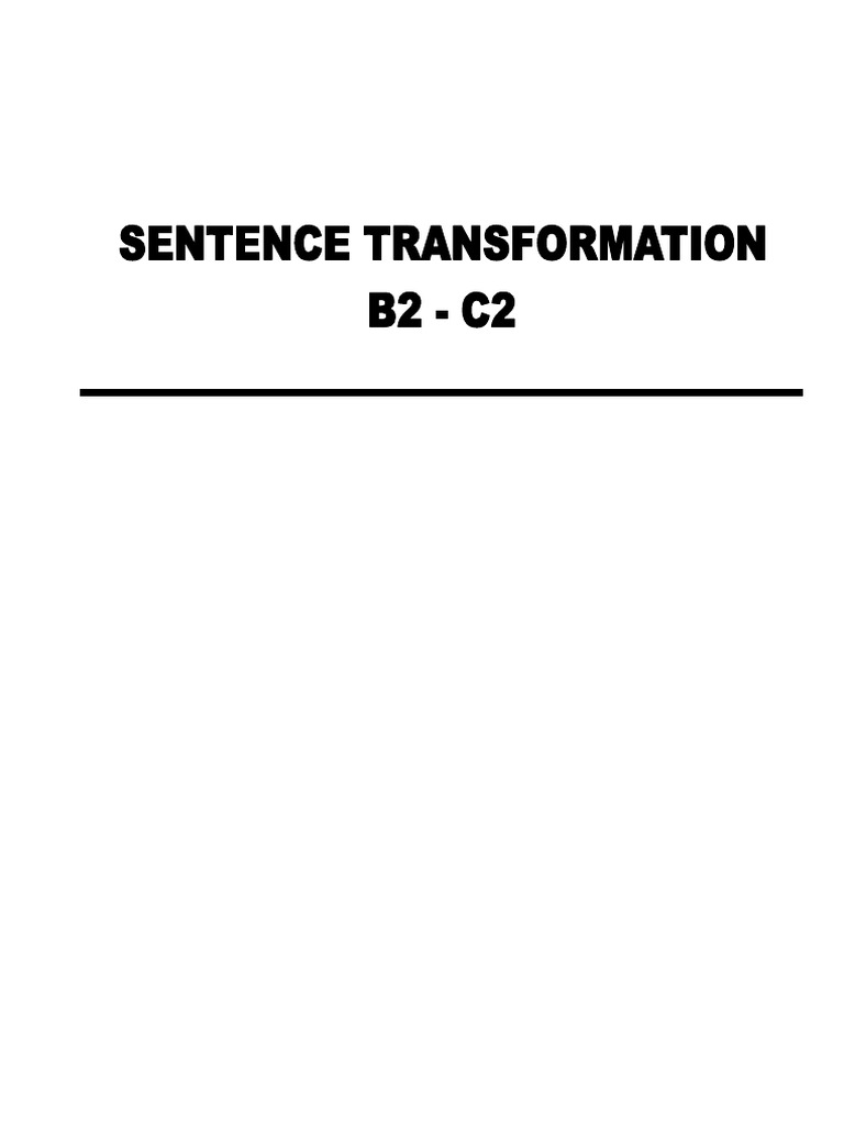 TransformationB2-C2 | PDF