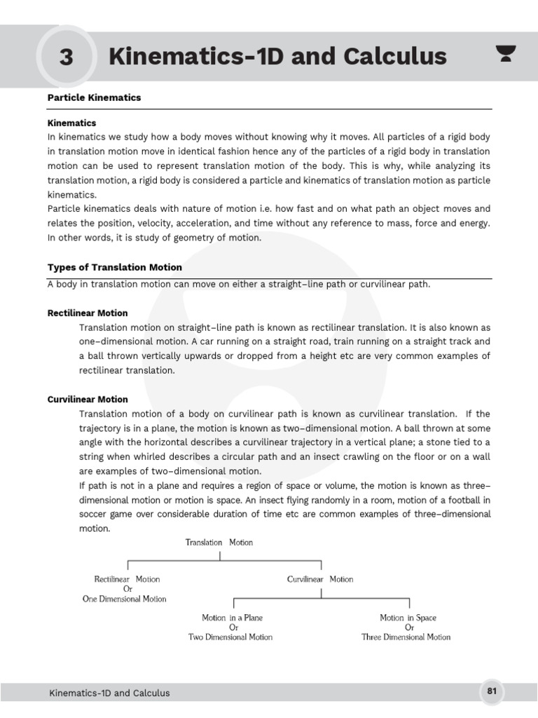 C Kinematics-1d and Calculus 3.0 With Practice | PDF | Acceleration ...