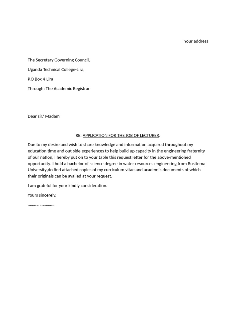 Application Sample | PDF