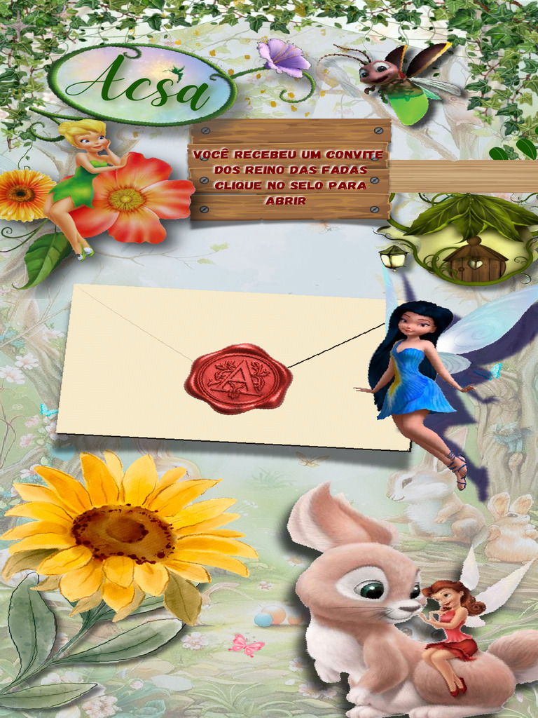 Convite Acsa 3 Anos PDF | PDF