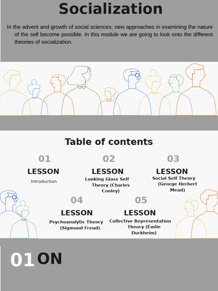 Theories of Socialization | PDF | Socialization | Self Concept