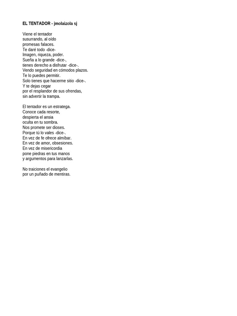 El Tentador | PDF