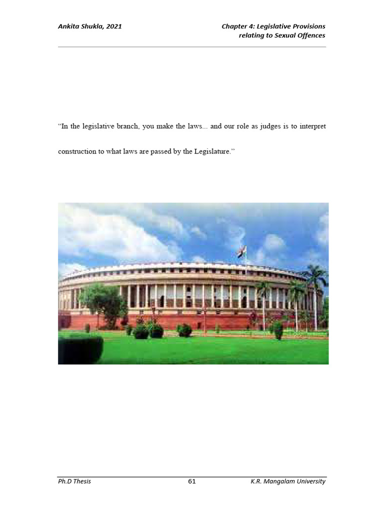 Legislative Provisions on Sexual Offences | PDF | Crimes | Crime & Violence