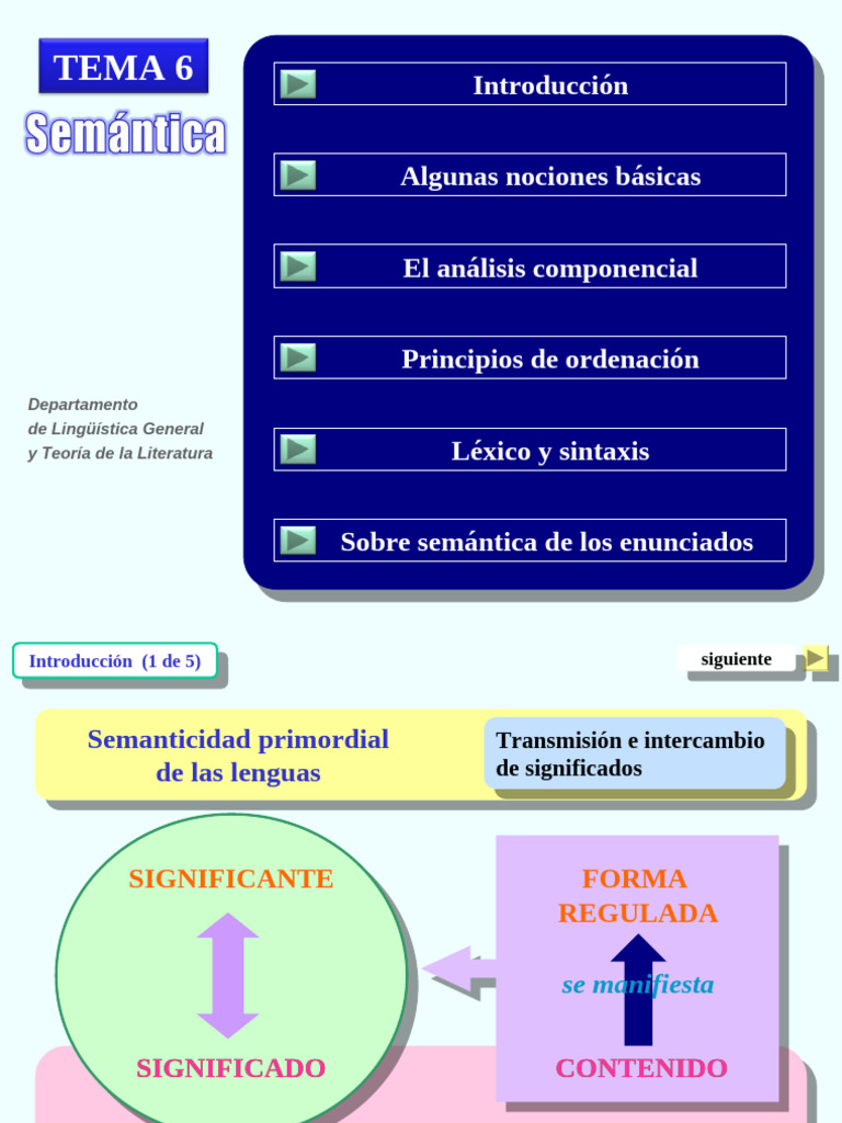 06 Semantica | PDF | Palabra | Léxico