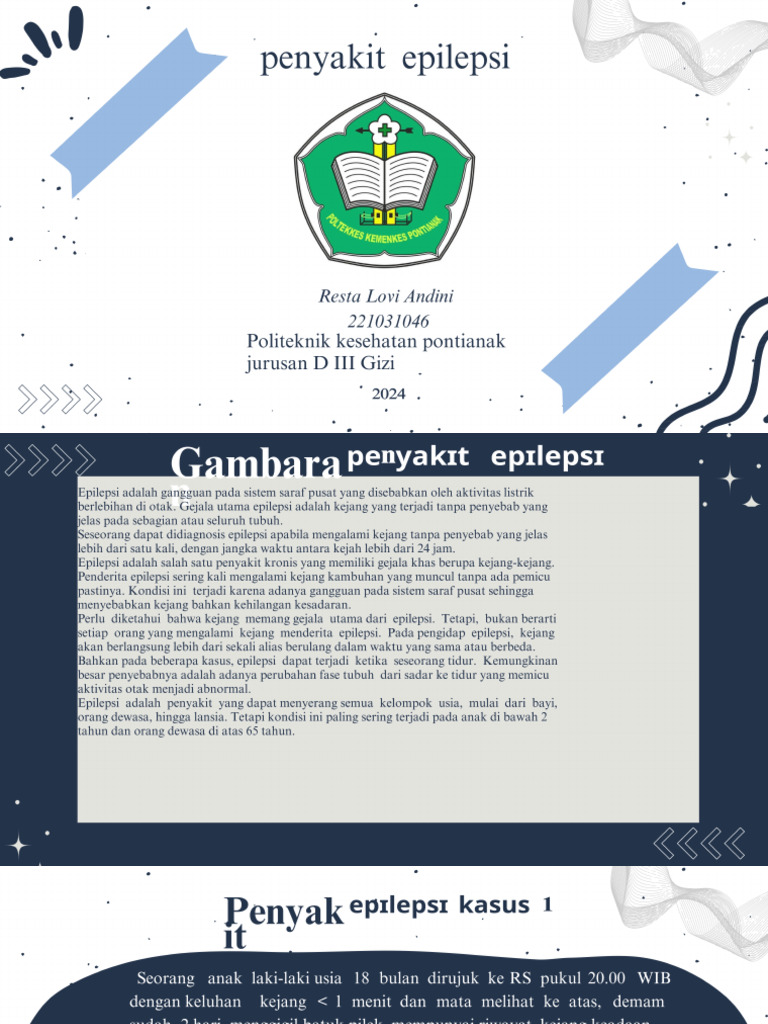 Putih Biru Abstrak Seminar Proposal Presentasi | PDF