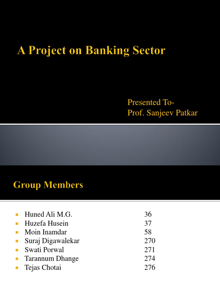 Banking Sector Analysis and Insights | PDF | Competition | Reserve Bank ...