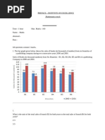 CSEC Past Papers On STATISTICS | PDF | Chart | Statistics