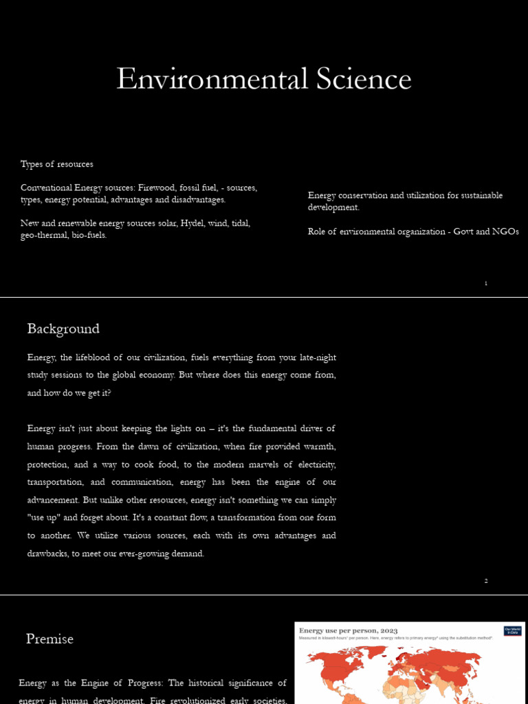 Environmental Science Energy Resources | PDF | Biofuel | Energy Development