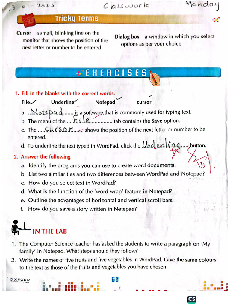 Computer Chapter #7 Class 5 | PDF