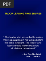 Conduct Troop Leading Procedures | PDF | Reconnaissance | Platoon