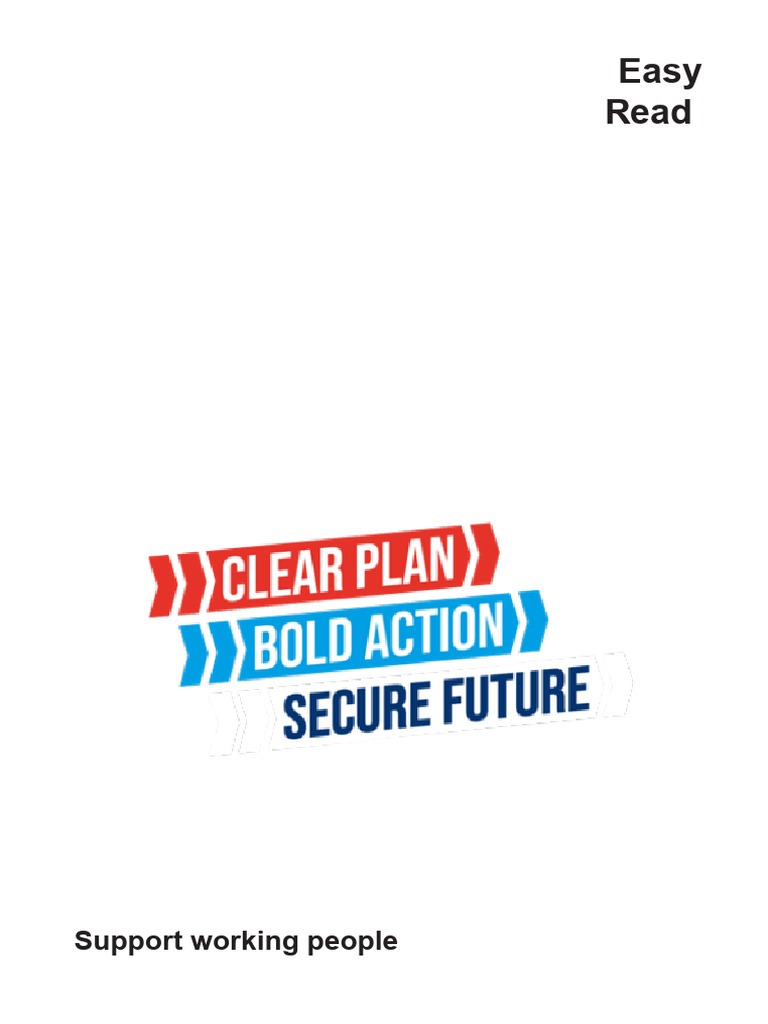 Easy Read Conservative Manifesto 2024 Updated | PDF | Conservative ...