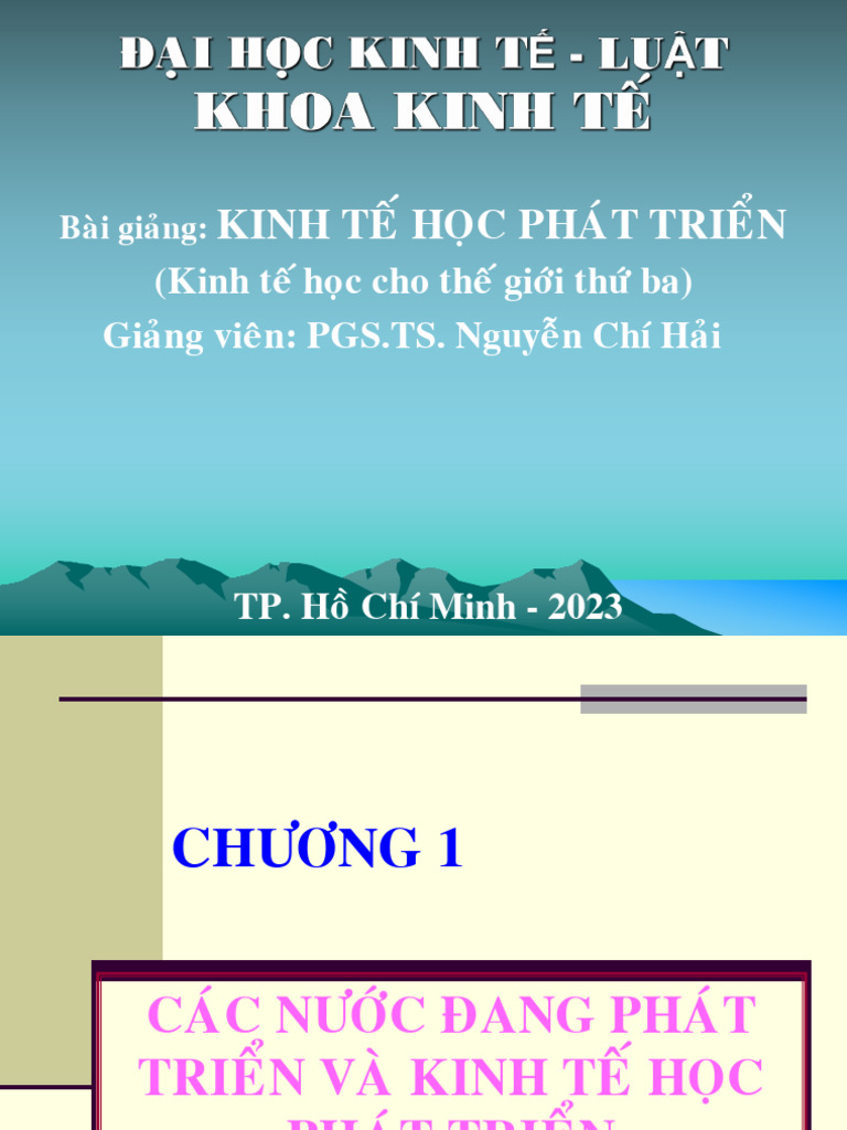1 KTPT. CHƯƠNG 1 (2024) | PDF