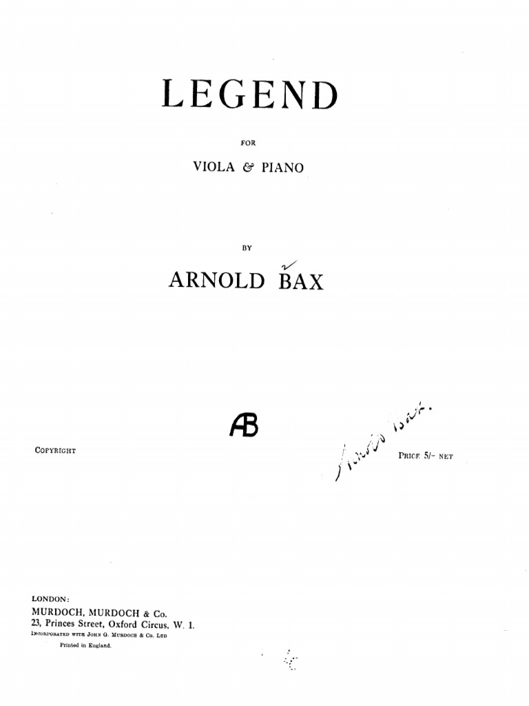 438_Complete Score - Legend, GP 299 (Bax) | PDF