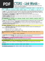 Connective Words List - GrammarBank | PDF