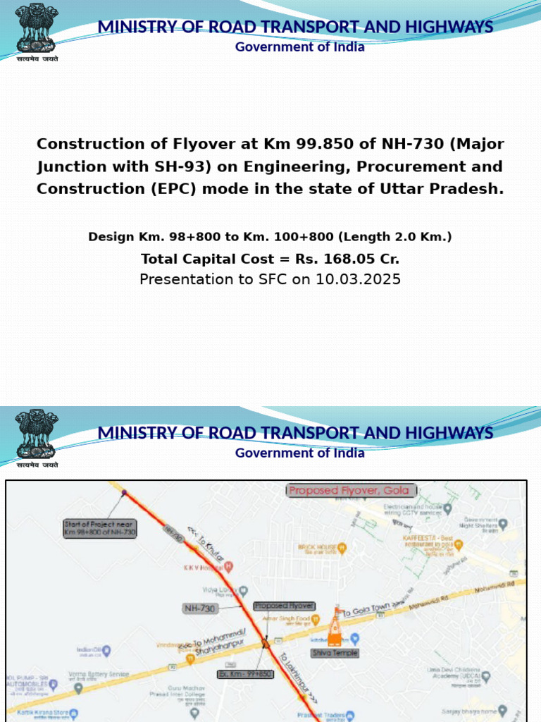 Gola Flyover 06.03.2025 | PDF | Road | Road Infrastructure