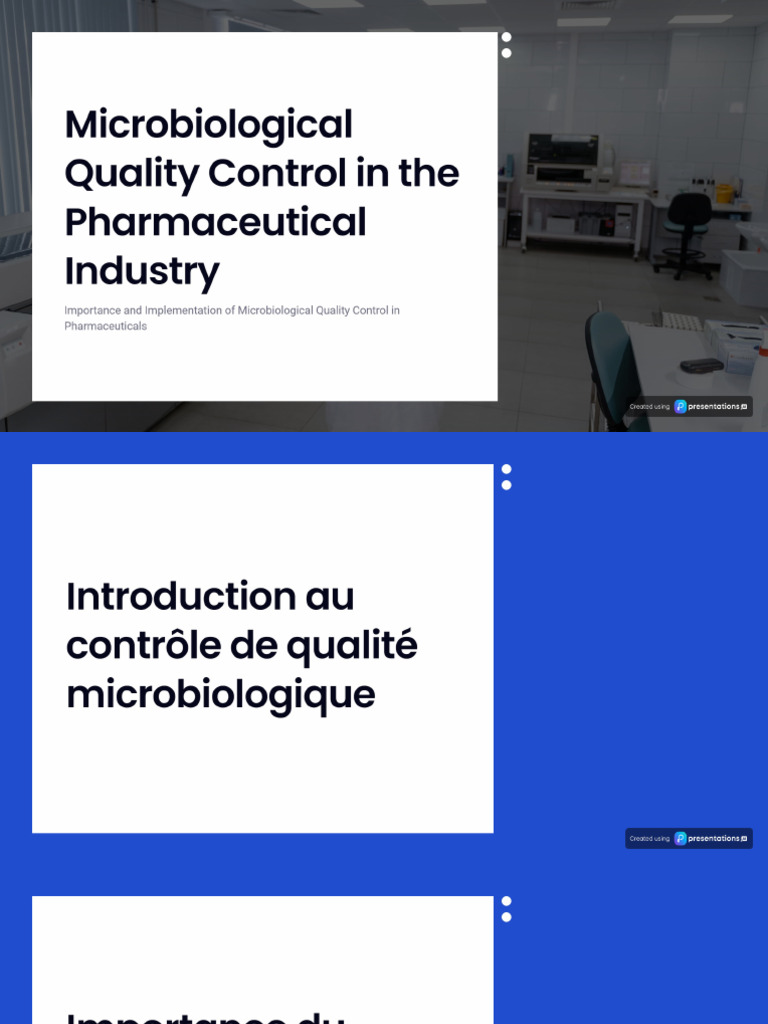Microbiological Quality Control in The Pharmaceutical Industry | PDF