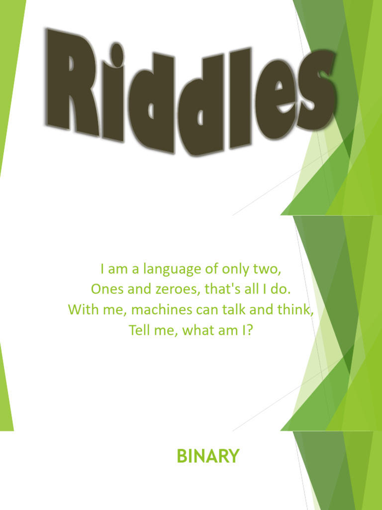 Riddles (1) | PDF | Electronic Circuits | Computer Data Storage