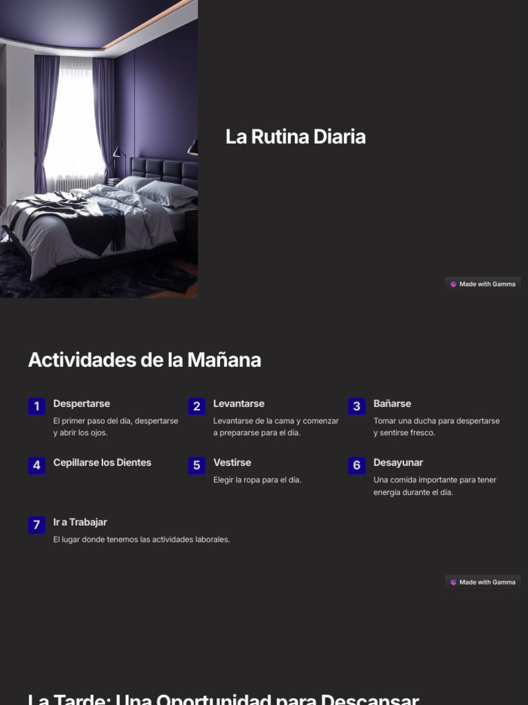 La Rutina Diaria | PDF