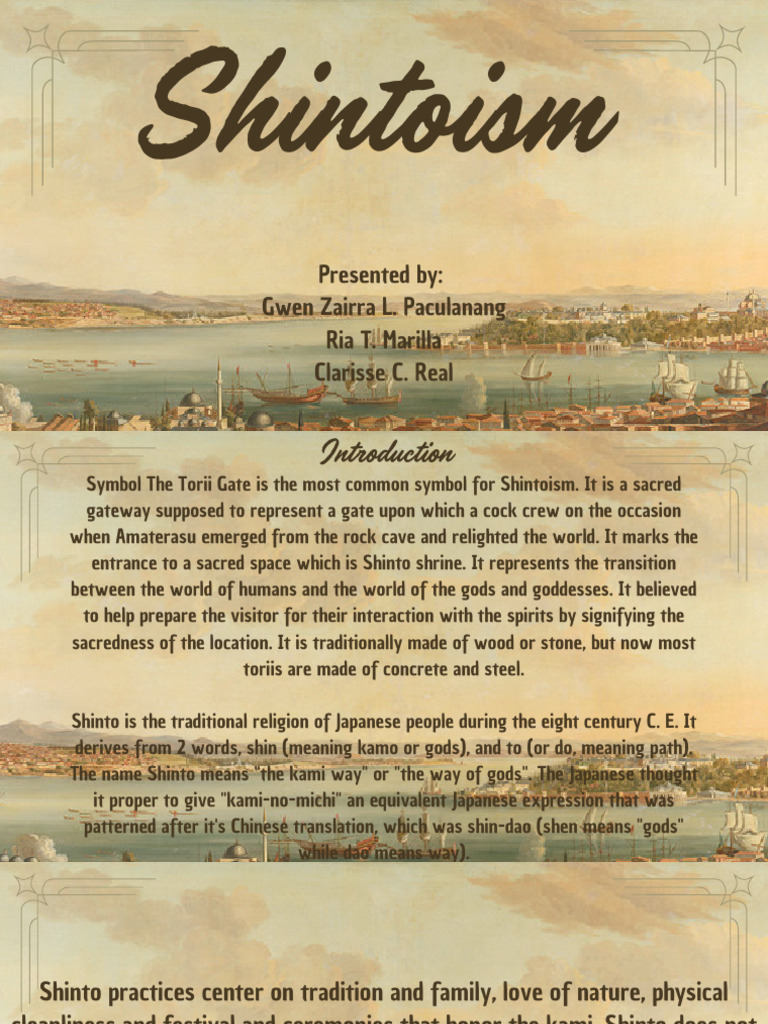 Shintoism: Beliefs and Purification Rituals | PDF | Shinto | Religious ...
