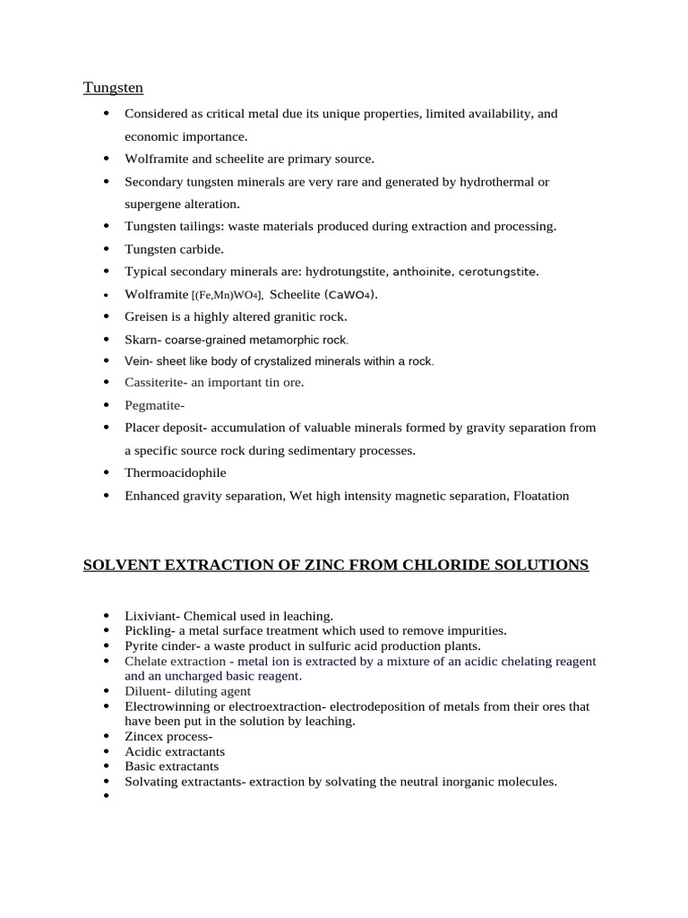 Tungsten | PDF