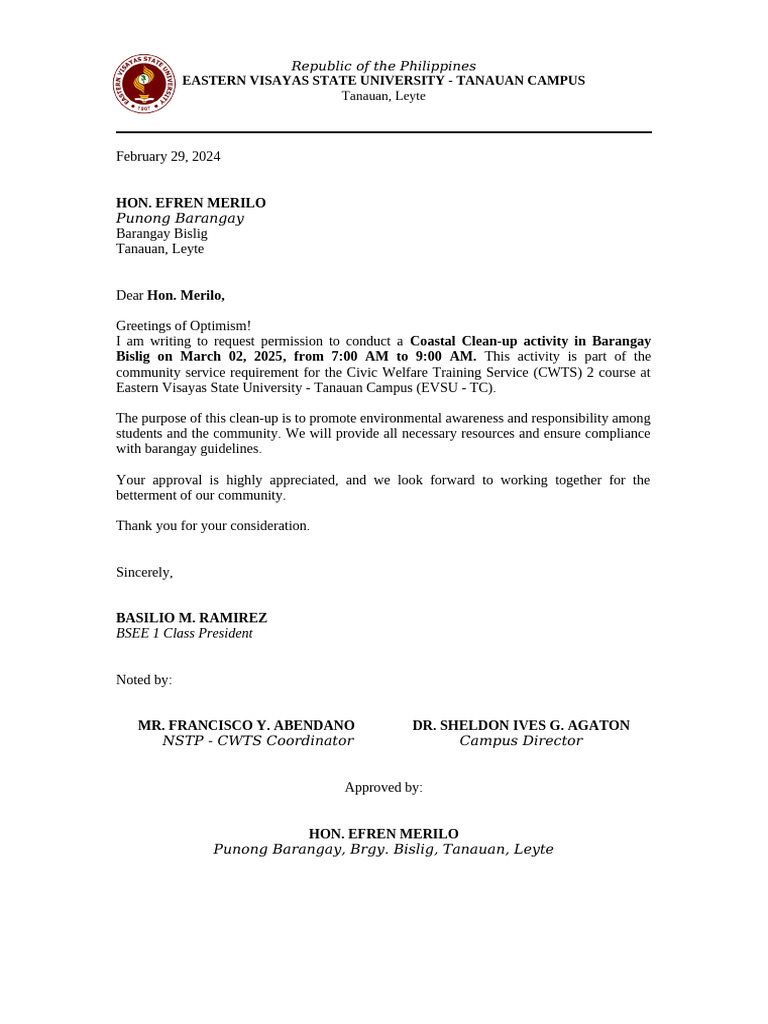 Letter-to-Punong-Barangay (1) | PDF