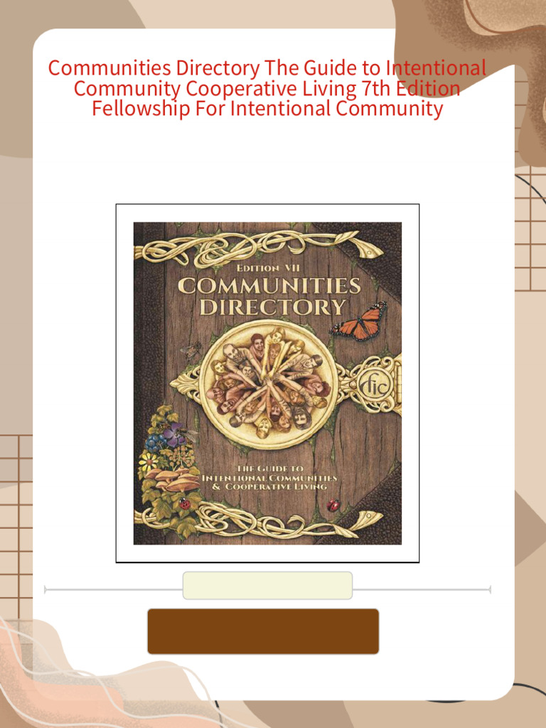 Communities Directory The Guide To Intentional Community Cooperative ...