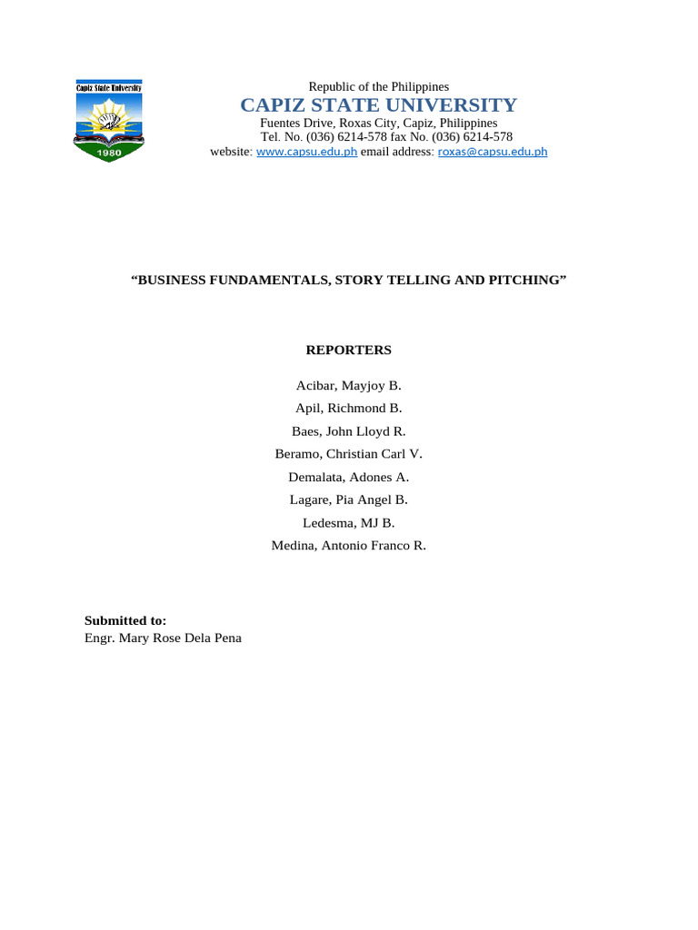 Techno 101 Reporting Group 5 Handoutss Pdf Franchising Goods