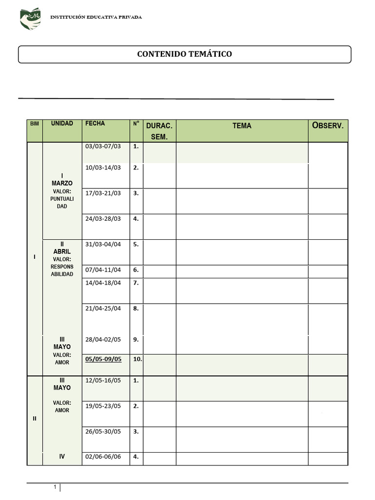 CONTENIDO TEMATICO - ÁLGEBRA | PDF | Ecuaciones | Sustracción