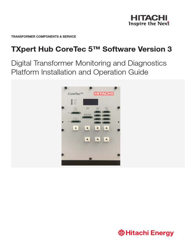 1ZBG000803-0300 - en - A - TXpert Hub CoreTec5 Software Manual V3.0 ...