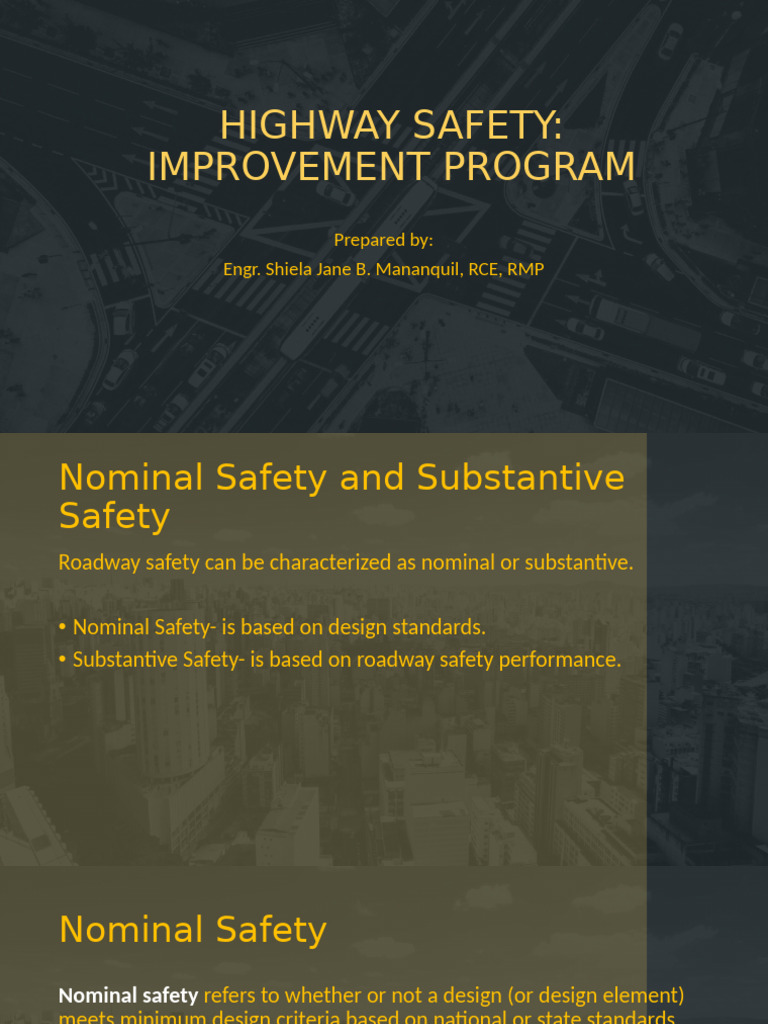 7 Principles of Transportation Engineering | PDF | Traffic Collision ...