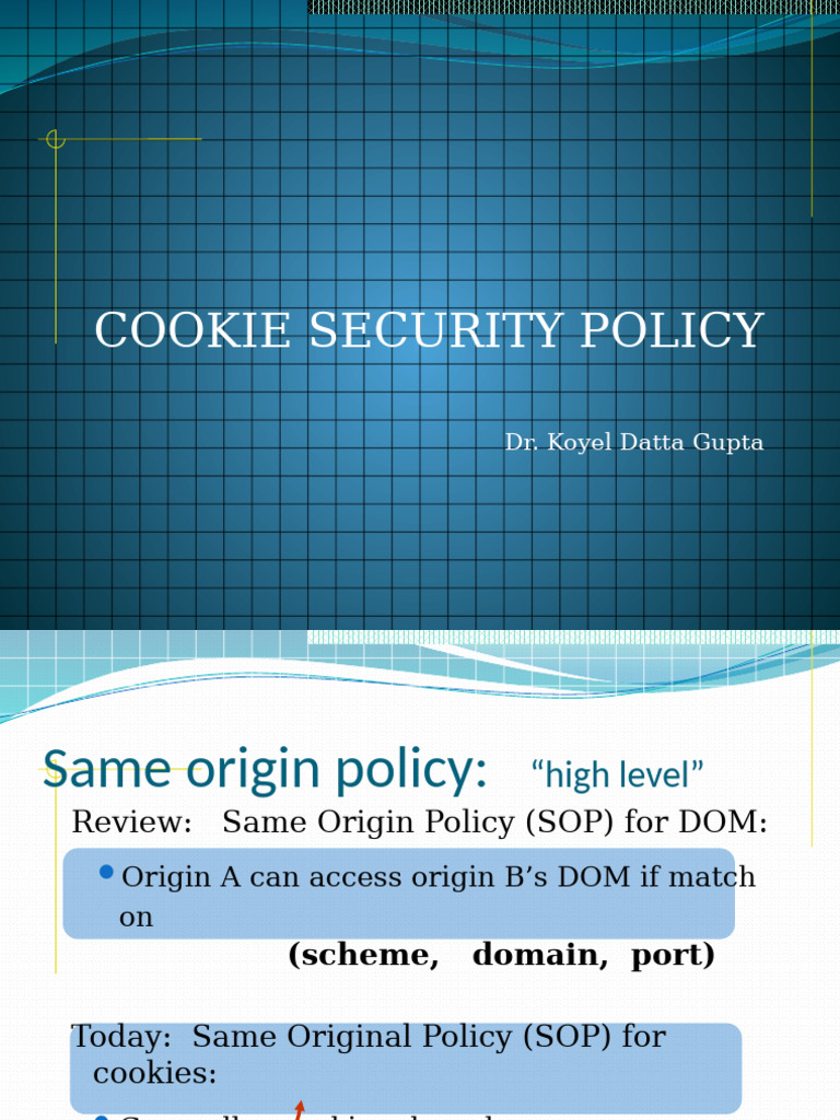 Cookie Security and Web Tracking Guide | PDF | Http Cookie | Usability